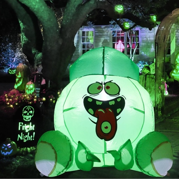 Holiday | Bright Green Little Demon Halloween Inflatable 25ft | Poshmark